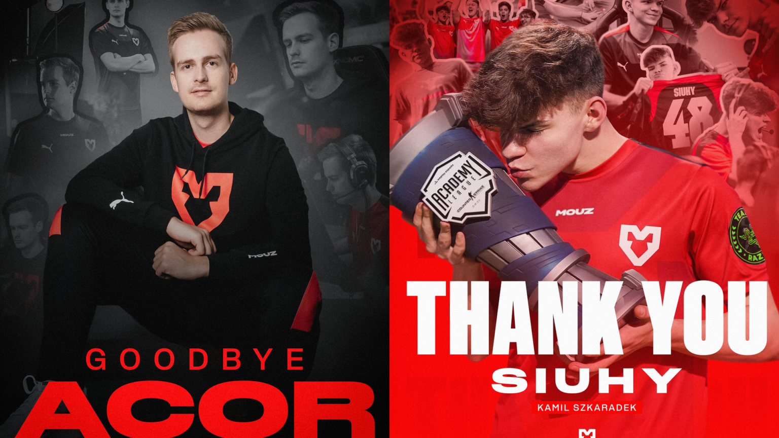 MOUZ to say goodbye for acoR and siuhy – blix.gg