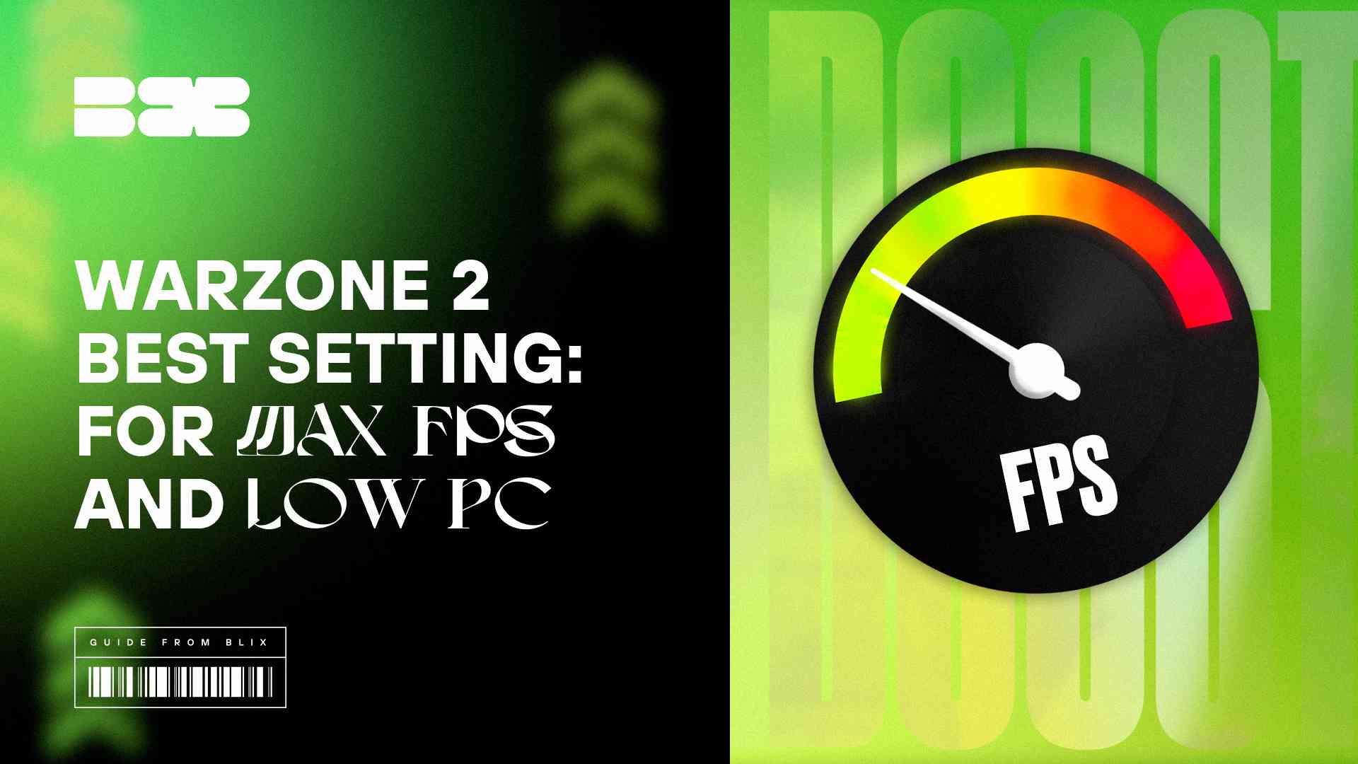 Warzone 2 best settings for max fps and low pc – blix.gg