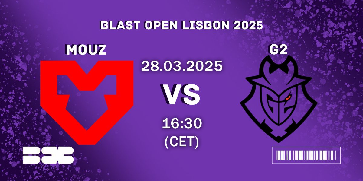 MOUZ vs G2 - Quarter-final Prediction - BLAST Open Lisbon 2025 – blix.gg