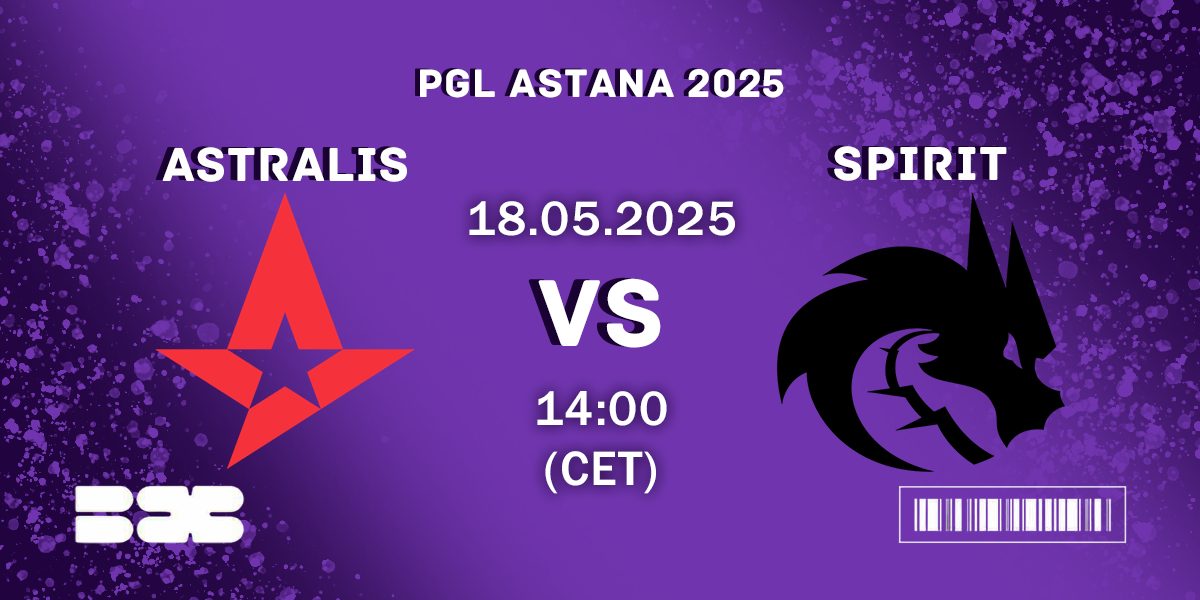 Astralis vs Spirit - Grand Final Prediction - PGL Astana 2025 – blix.gg