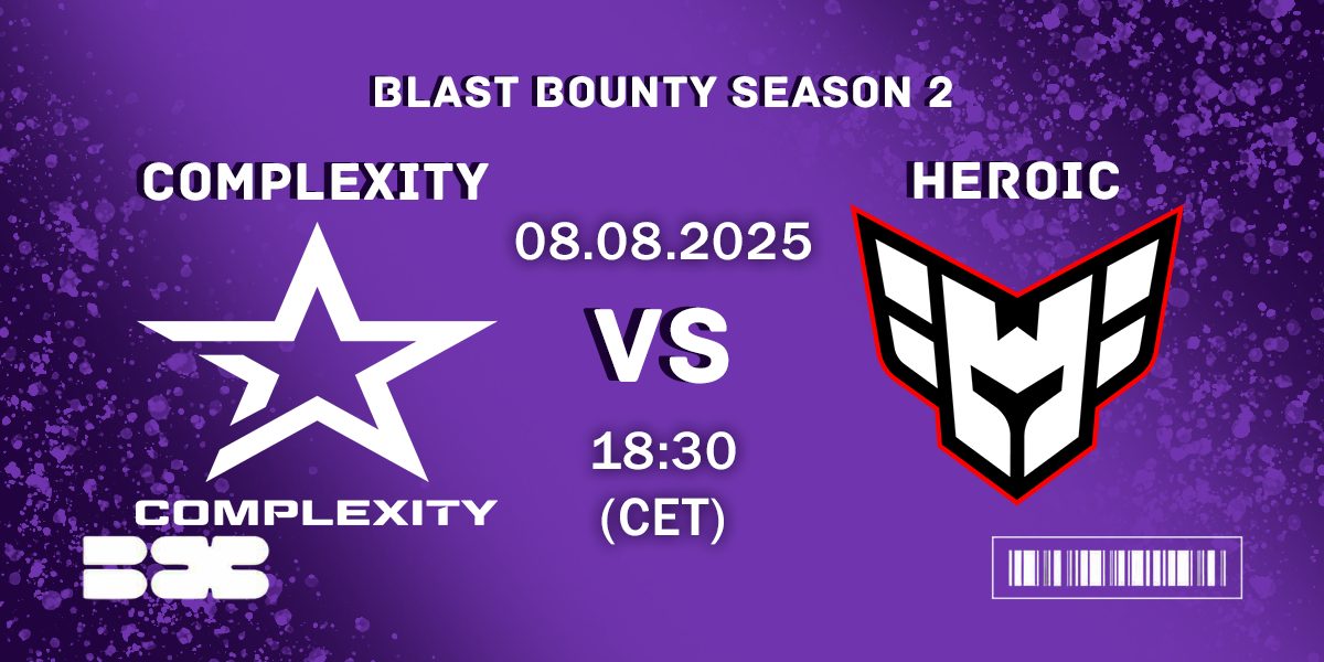 Complexity vs HEROIC - Stage 1 Prediction - BLAST Bounty S2 – blix.gg