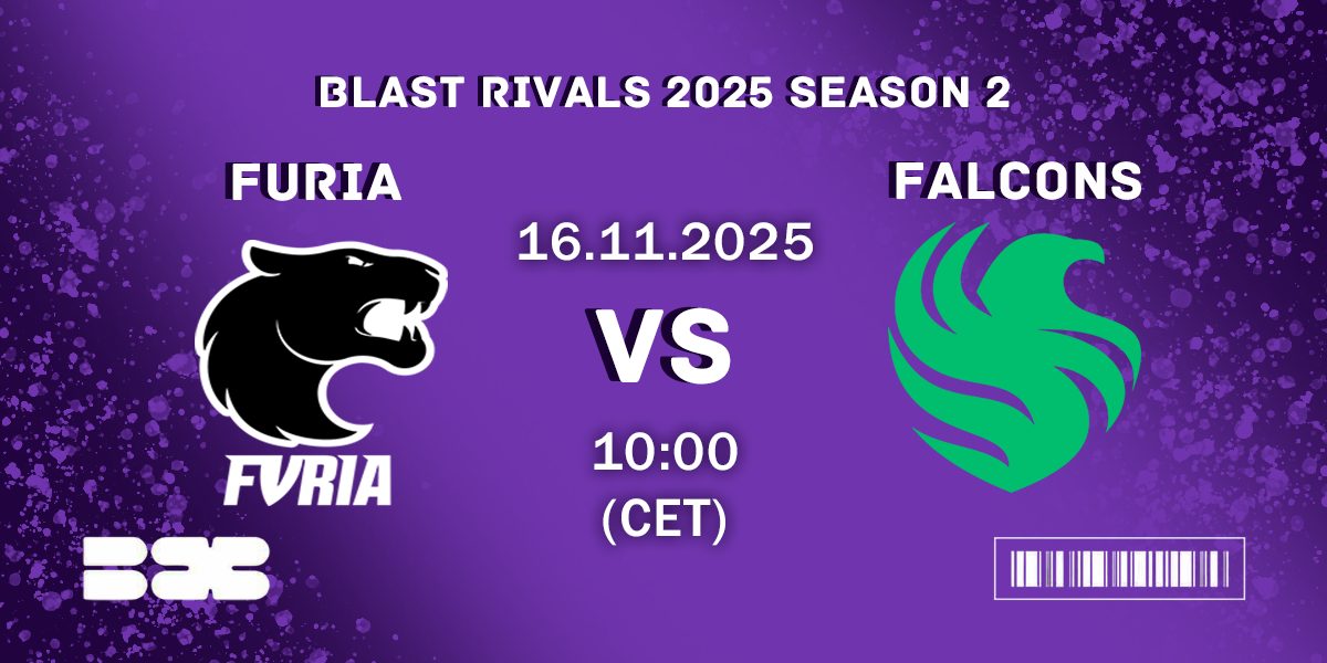 FURIA vs Falcons - Grand Final Prediction - BLAST Rivals 2025 S2 – blix.gg
