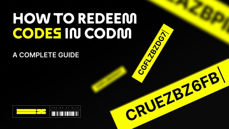 How To Redeem Codes In CODM – A Complete Guide – blix.gg
