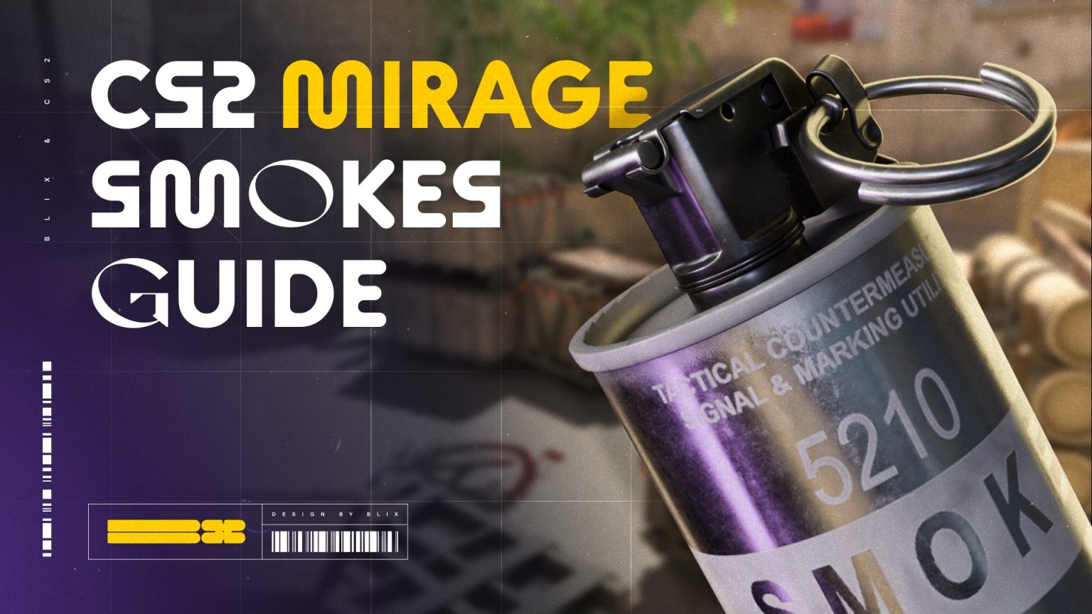 CS2 Mirage Smokes Guide: How to Master Every Lineup – blix.gg
