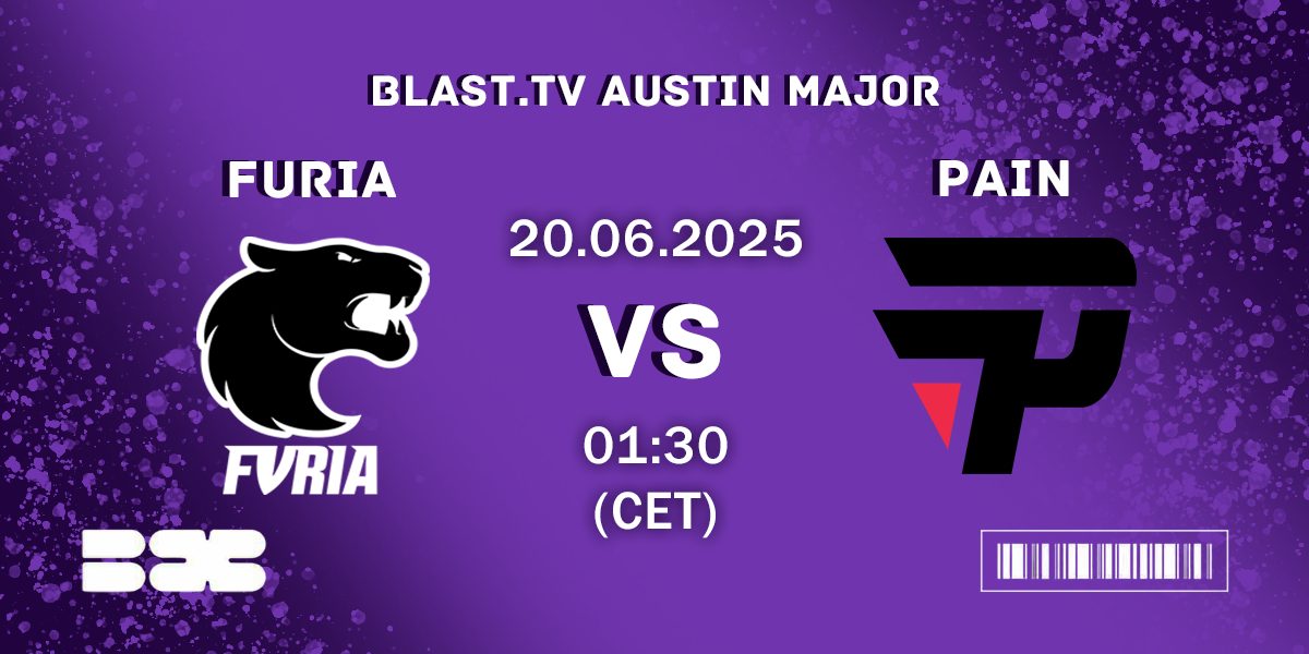 FURIA vs paiN - Quarter-final Prediction - BLAST.tv Austin Major 2025 – blix.gg