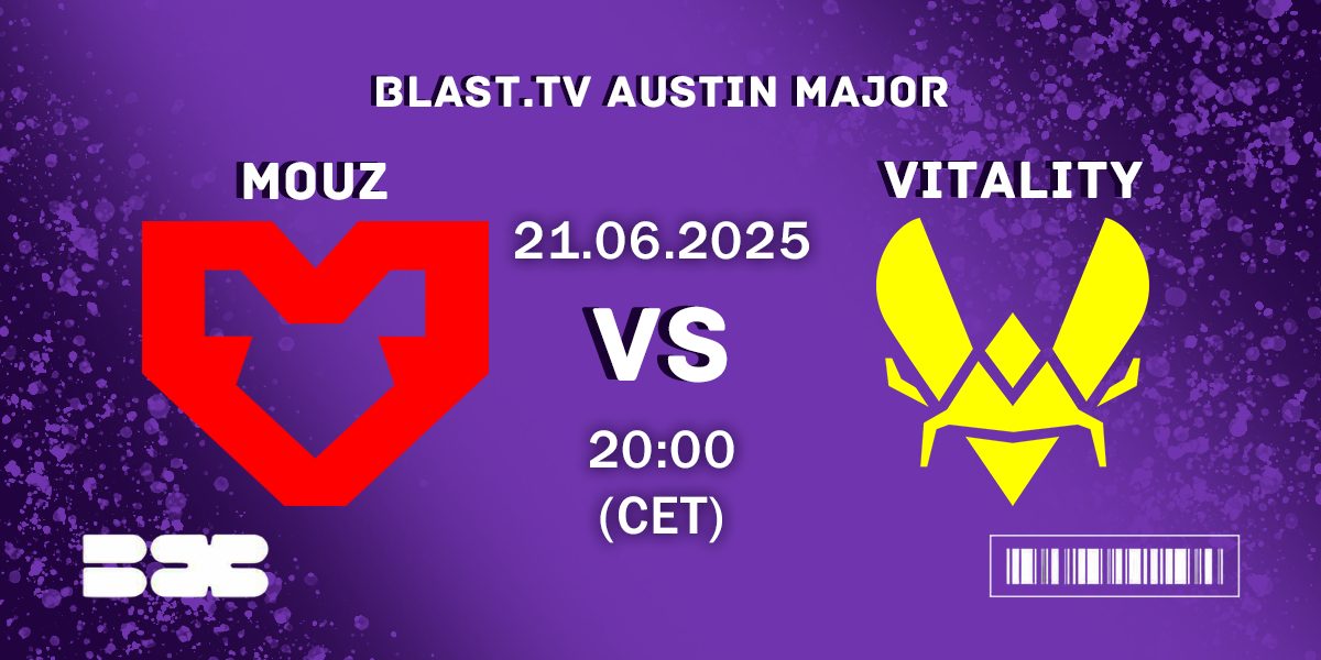 MOUZ vs Vitality - Semi-final Prediction - BLAST.tv Austin Major 2025 – blix.gg