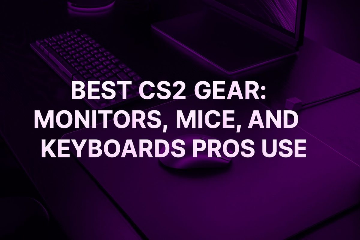 Best CS2 Gear 2025: Monitors, Mice, and Keyboards Pros Use – blix.gg