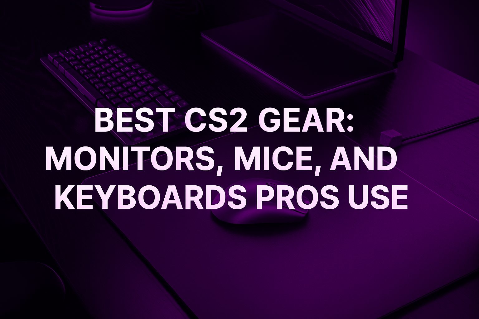 Best CS2 Gear 2025: Monitors, Mice, and Keyboards Pros Use – blix.gg