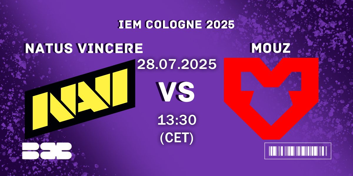 Natus Vincere vs MOUZ - Stage 2 Prediction - IEM Cologne 2025 – blix.gg