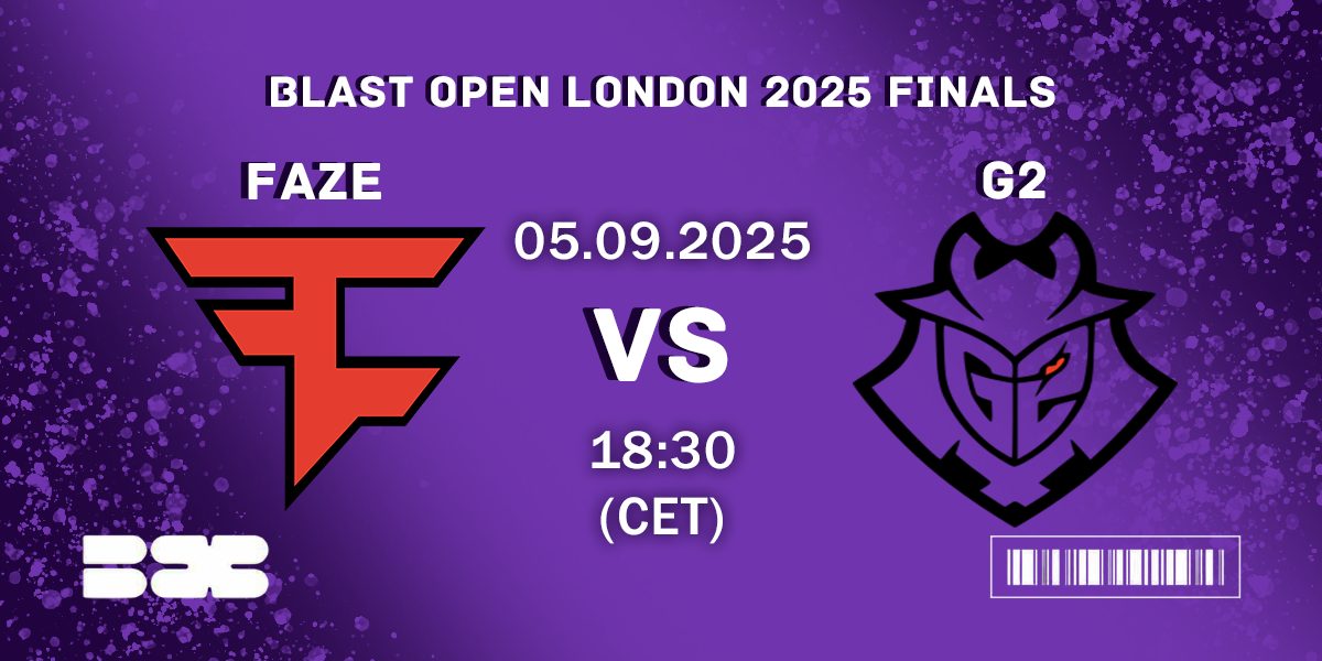 FaZe vs G2 - Quarter-final Prediction - Blast London 2025 Finals – blix.gg